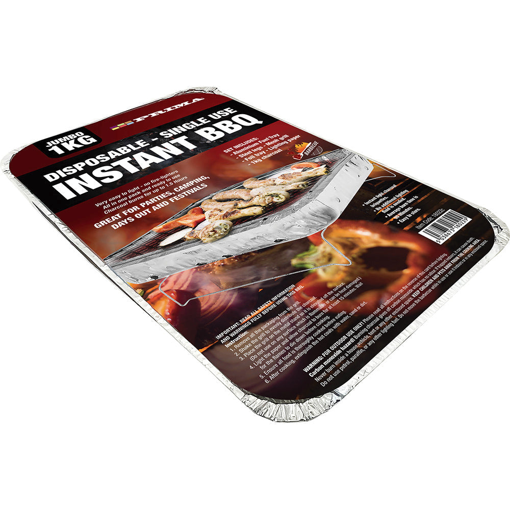 Large Instant Disposable BBQ 48 x 30cm from Camperite Leisure