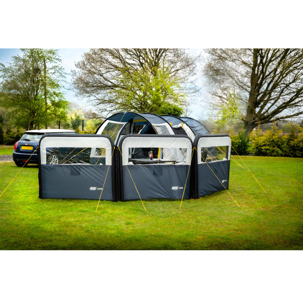 Maypole Modular 3 Panel Inflatable Windbreak from Camperite Leisure