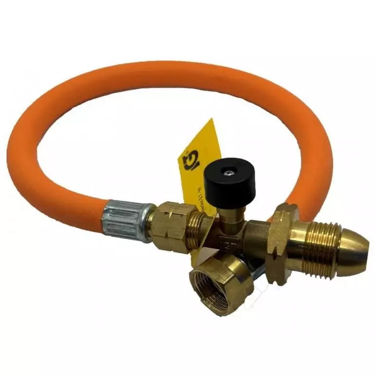 Propane Hose Assembly 450mm With Rupture Protection Nut from Camperite ...